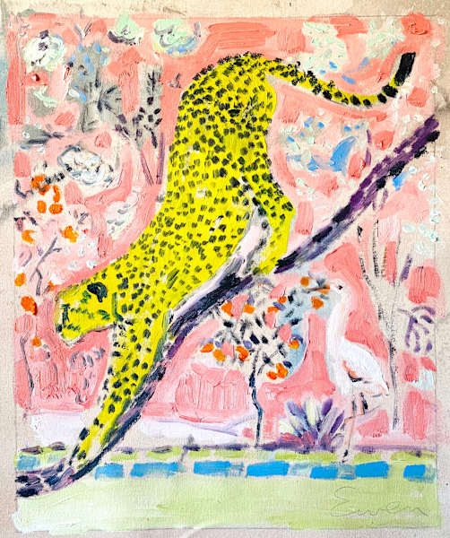 Cheetah Facing Left by Anne-Louise Ewen | Artwork Archive