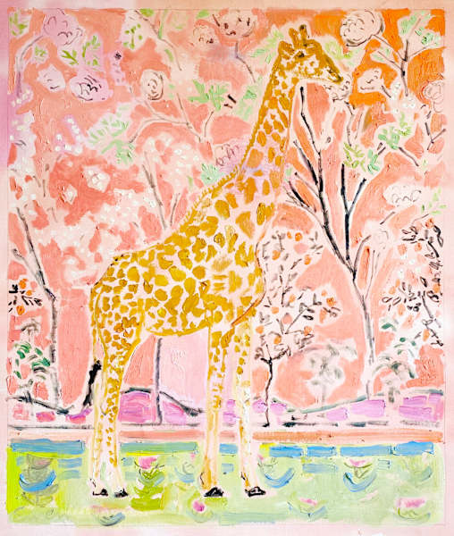 Giraffe Facing Right by Anne-Louise Ewen | Artwork Archive