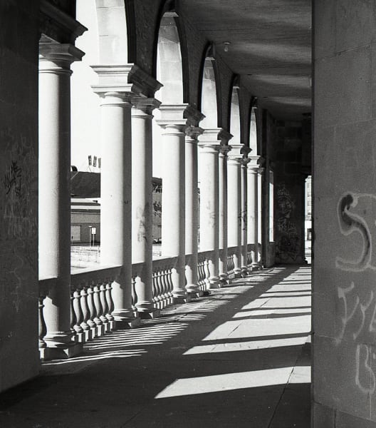 Funhouse through Columns by Mary O'Malley-Joyce | Artwork Archive