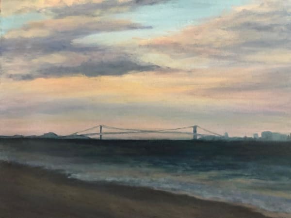 Verrazano Bridge in Twilight by Mary O'Malley-Joyce | Artwork Archive