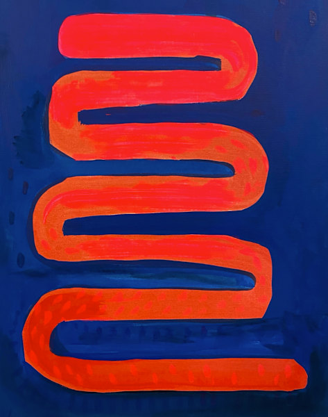 Snake Doodle by Caroline Burdett | Artwork Archive