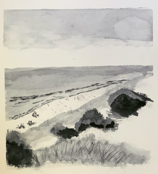 Beach Value Study by Lon Bender | Artwork Archive