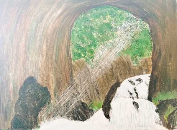 Leaving the Cave... by Glynell Art | Artwork Archive