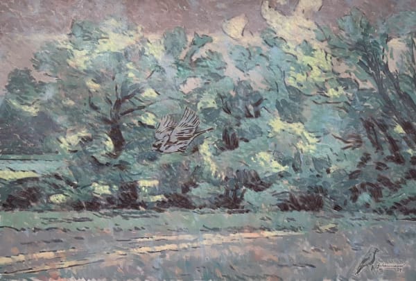 Evening Light Through Trees by Peter Schaumann | Artwork Archive