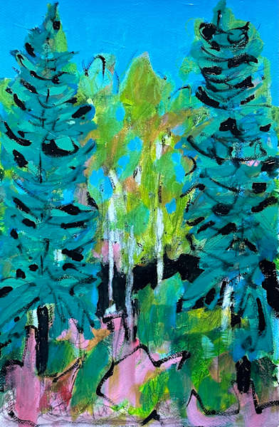 Hiding in the Birch by Marlene Roy | Artwork Archive