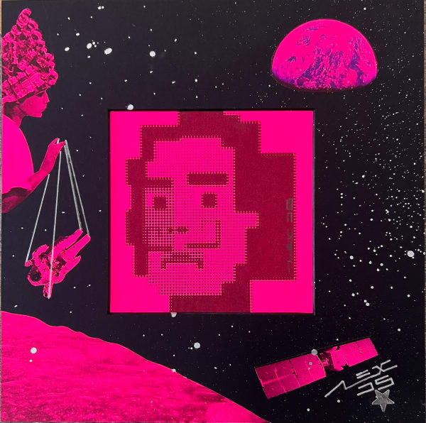 CARD25 - SPACE FAKE / collage by Alex Di Silvestro | Artwork Archive