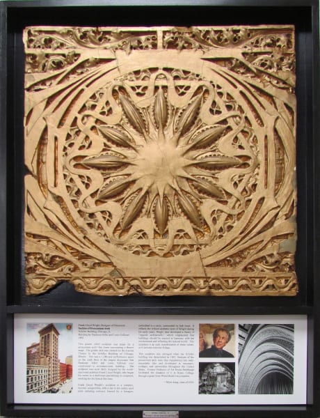 Section Of Proscenium Arch From Former Schiller Building From The