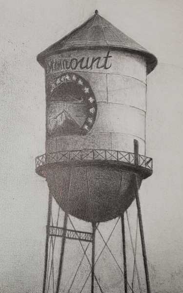 Paramount Movie Studio Water Tower by Daniel Albers | Artwork Archive