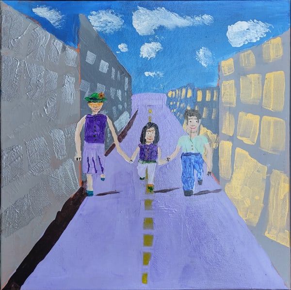 Granny and the Kids by Paul Shain | Artwork Archive