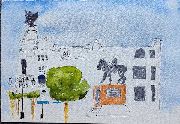 Plaza de las Tendillas by Paul Shain | Artwork Archive