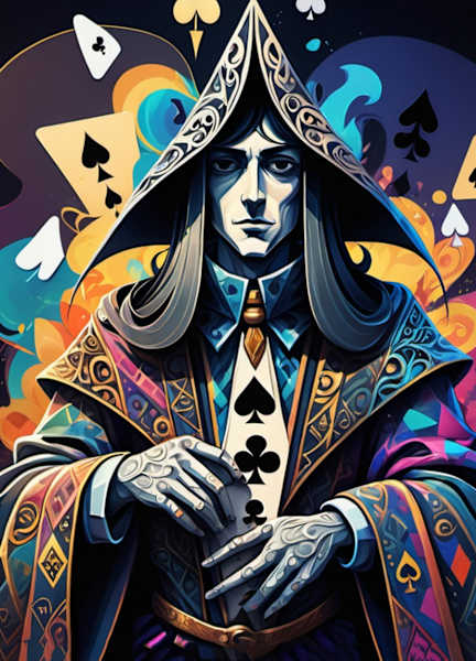 Collection THE CARD-WIZARD POKER DECKS from Linda Leftwich | Artwork ...