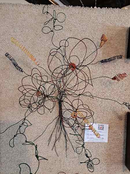 Wire Flower Bouquet - Fall Colors by Cindy S. McClellan | Artwork Archive