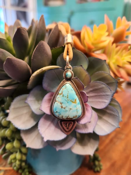 "Bold and Beautiful Pendant" - Big Blue Thunderbird Turquoise Pendant ...