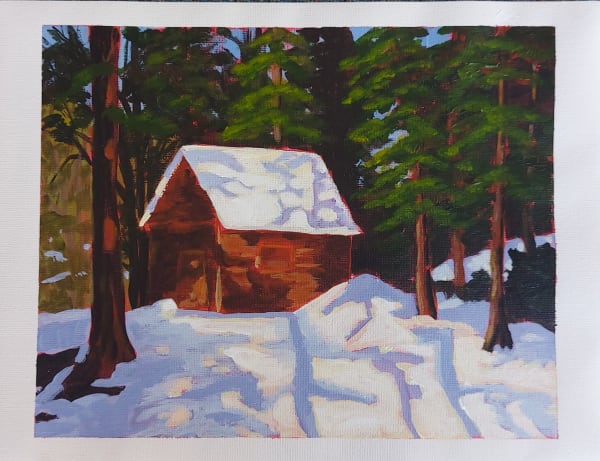 Cabin in the Woods by Susan Merritt | Artwork Archive