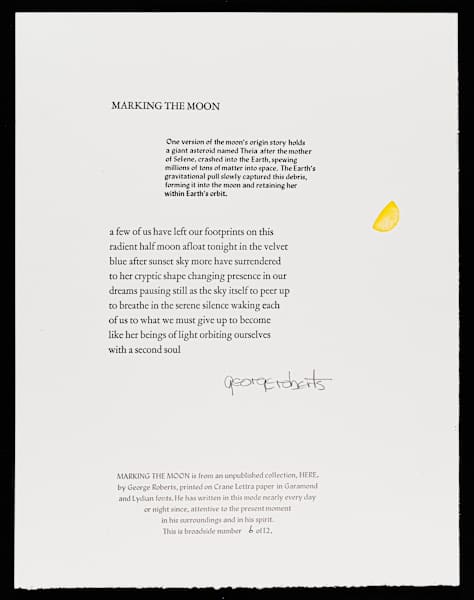 Marking the Moon by George Roberts | Artwork Archive