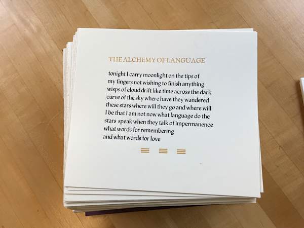 THE ALCHEMY OF LANGUAGE by George Roberts | Artwork Archive