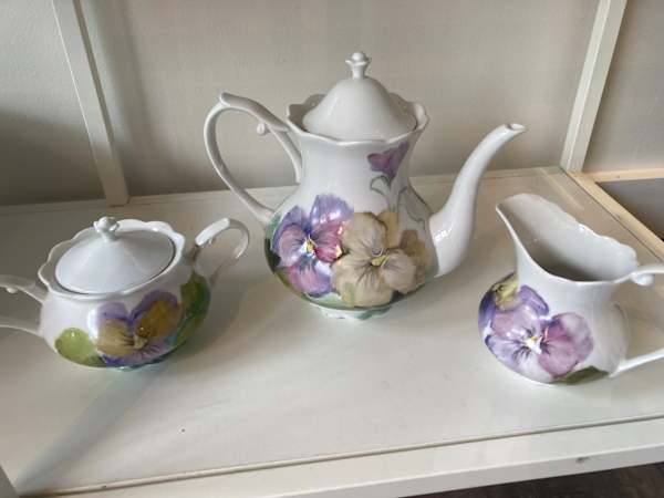 Pansy Tea Set by Amy B. Carroll | Artwork Archive
