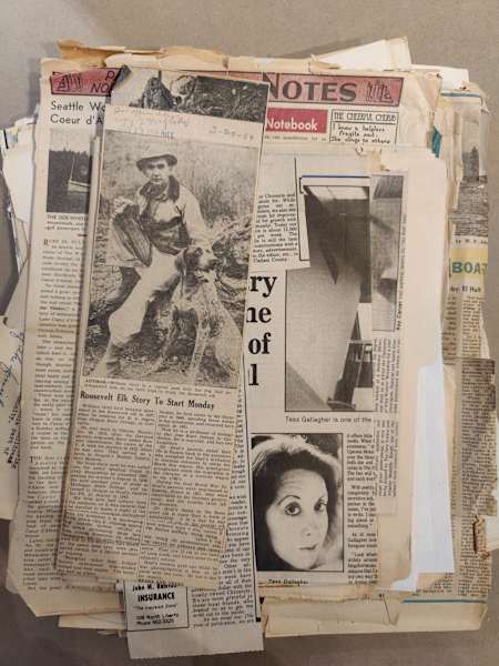 Newspaper Clippings & Various Magazine Articles from the collection of ...