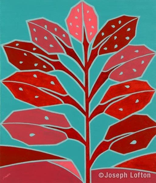 The Vanishing Red Tree from the collection of Joseph Lofton | Artwork ...