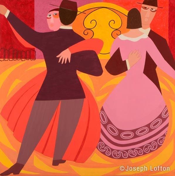 La Valse from the exhibition Joseph Lofton: Retrospective, "50 years in ...