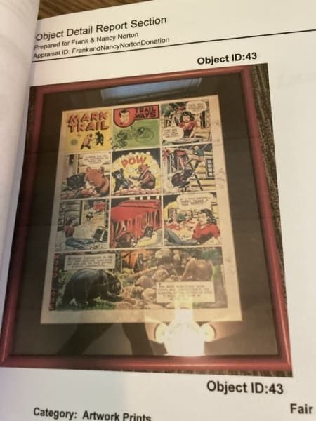 Mark Trail Comic from the collection of Brenau University | Artwork Archive