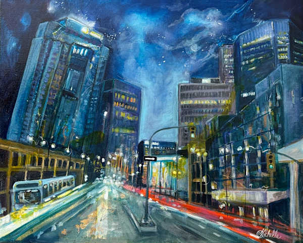 Going Places-Wpg Main St by Michelle Blackmon | Artwork Archive