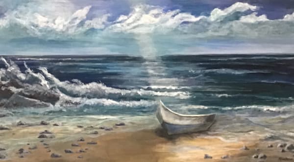 Blue Boat by Michelle Blackmon | Artwork Archive