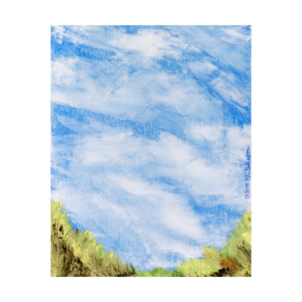 Tree Top View Landscape Painting by Helena Kuttner-Giasson | Artwork ...