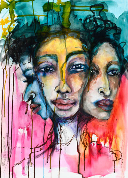The three faces by Sabine Ronge | Artwork Archive