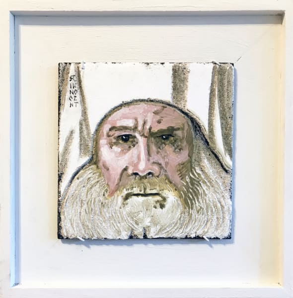 Study for St. Innocent wall fresco sgraffito icon for Project Mexico ...