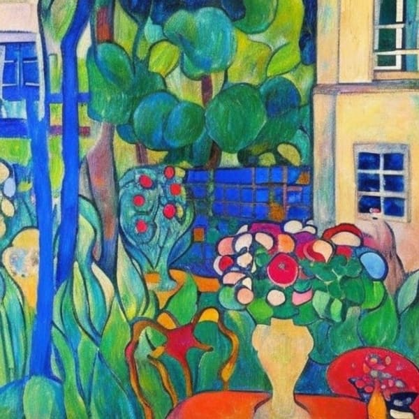 European Garden by Karla Cohen | Artwork Archive