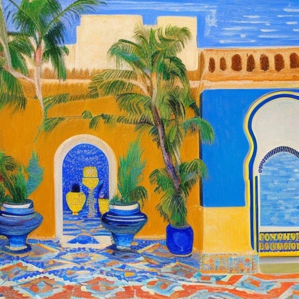Moroccan Architecture Study by Karla Cohen | Artwork Archive