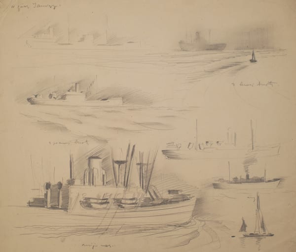 Untitled (Ship View Study) from the collection of Garlandstone Arts ...