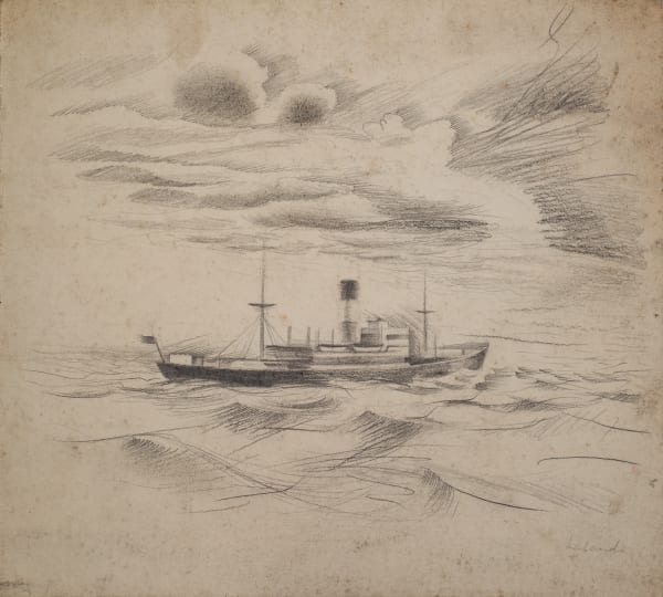 Untitled (Ship beneath clouds) from the collection of - - | Artwork Archive