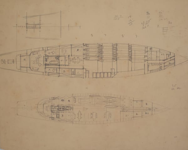 Untitled (Ship Compartment Schematics) from the collection of ...