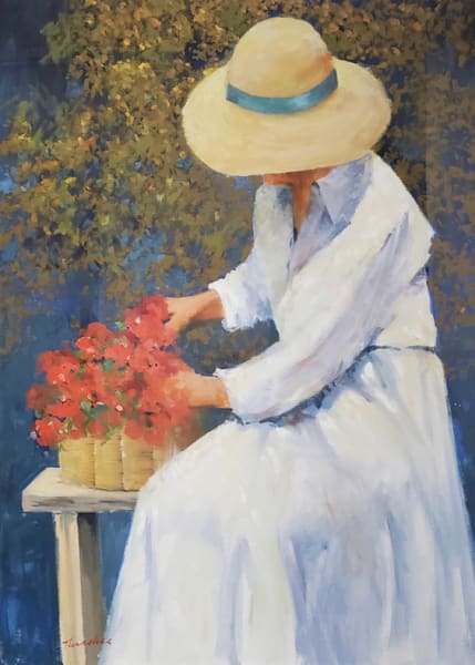 Red Blooms from the collection of Hadley Foundation Art Collection ...