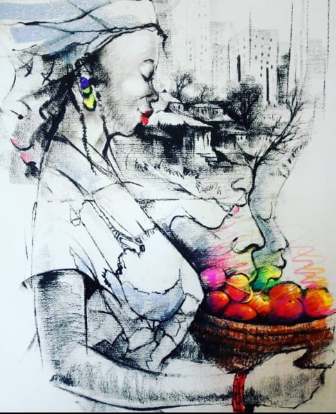 Happy hawkers series by Soji yoloye | Artwork Archive