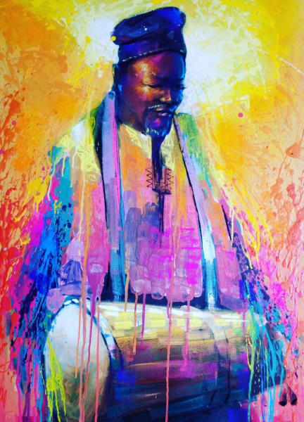 Bata drumer series by Soji yoloye | Artwork Archive