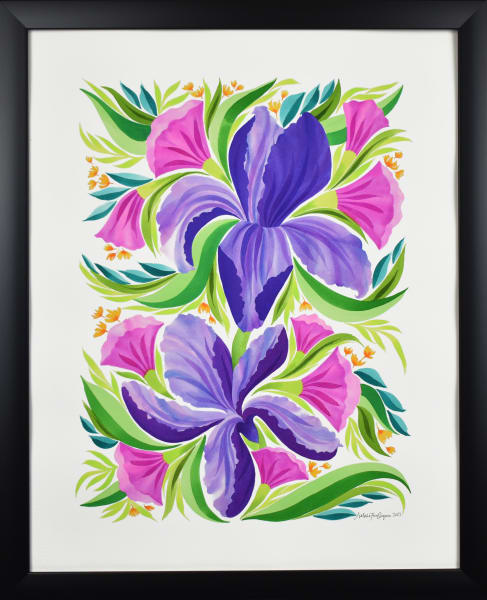 Iris Twins by Natalie Fine Shapiro | Artwork Archive