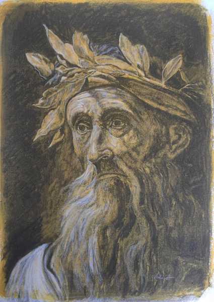 Poet Homer by Attila Vidács | Artwork Archive