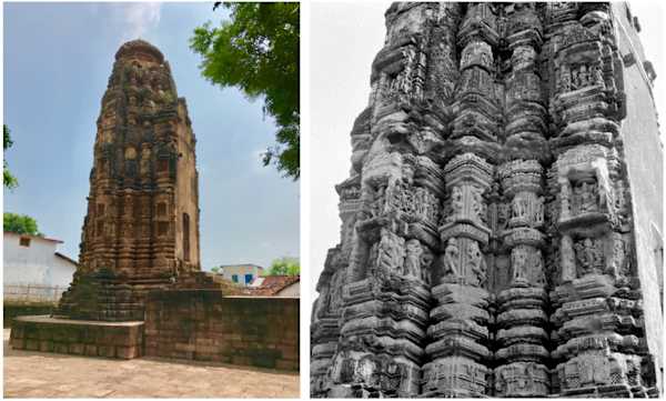 16. Bhand Deul Jain Temple with Wall Elevation Detail from the ...