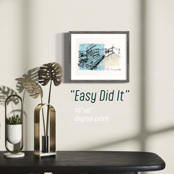 Easy Did It | art print by Danyealah Green-Lemons | Artwork Archive