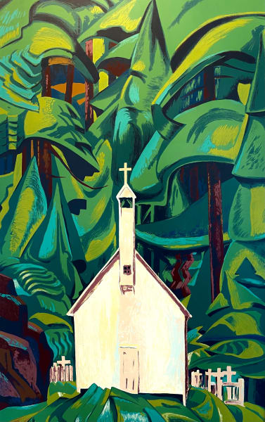 Indian Church (Church at Yoquot Village) from the collection of ...