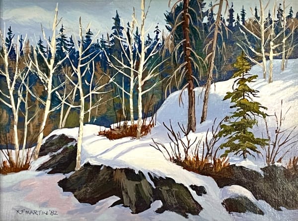 West Hawk Lake / Whiteshell in Winter from the exhibition “Estate Sale ...