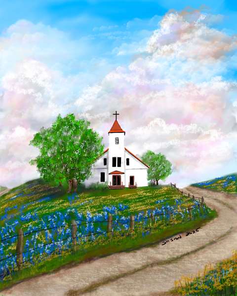 Church on the Hill by Susan Reich | Artwork Archive