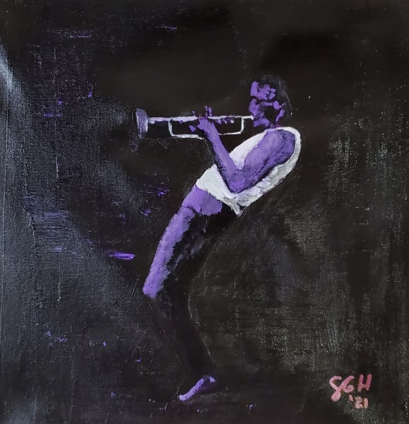Miles Davis, Jazz Trumpeter II by S. Gordon Harwood | Artwork Archive