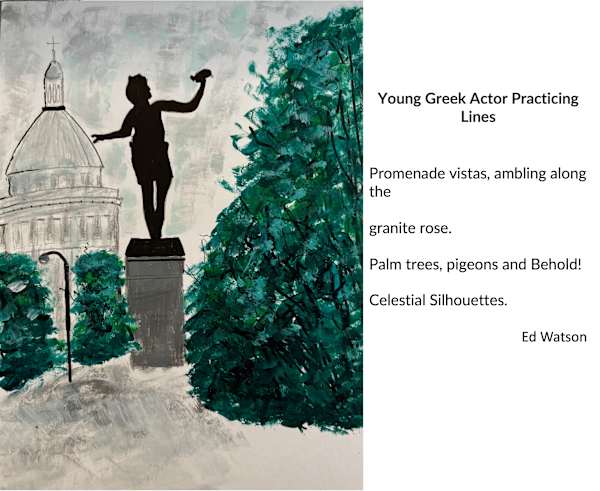 Young Greek Actor Practicing Lines (8x10 reproduction) by S. Gordon ...