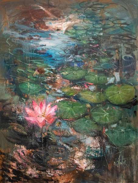 Waterlilly and Light by Nicole Slater // Originals and Art Licensing ...
