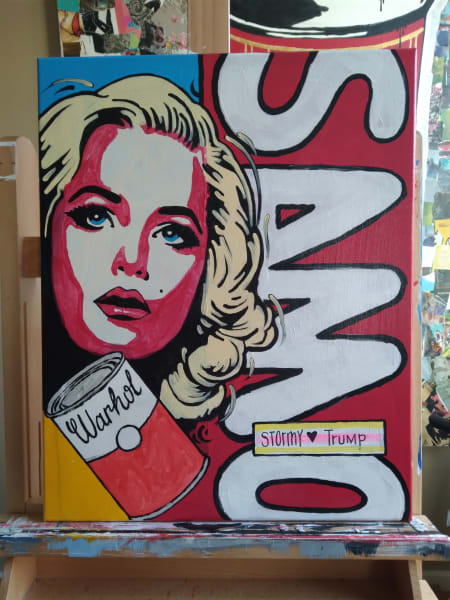 Samo white women pop art by Cesar Alexis Gonzalez | Artwork Archive