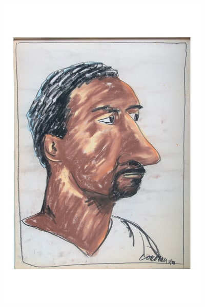 Male Model with Exaggerated Nose by CORCORAN | Artwork Archive